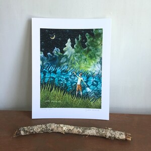 Baby Shower Gift, Firefly Nights, Boy With Flashlight, Catching ...
