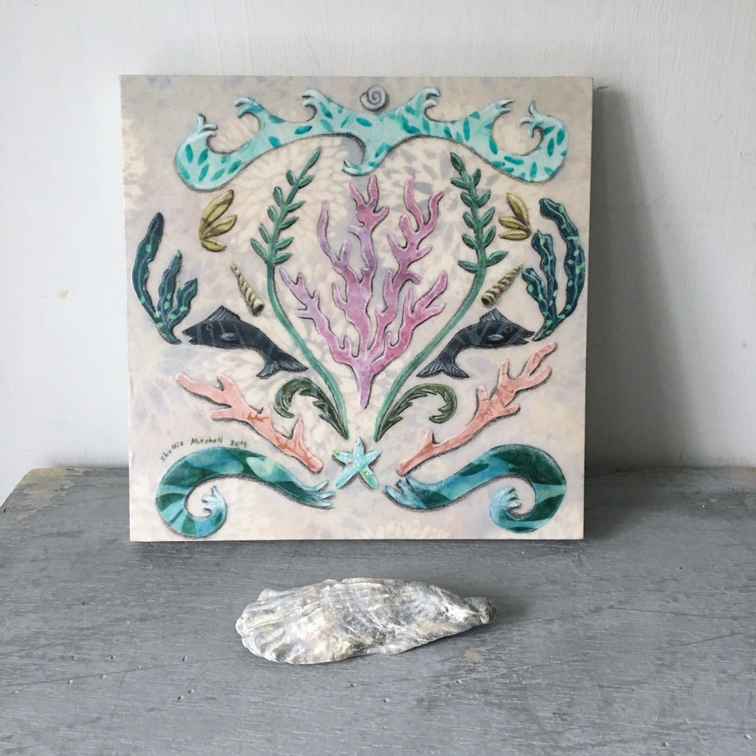 Beach Art, Beach Cottage, Sea Collage, Kaleidoscope, Shellieartist ...
