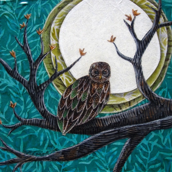 Teal Owl - Etsy