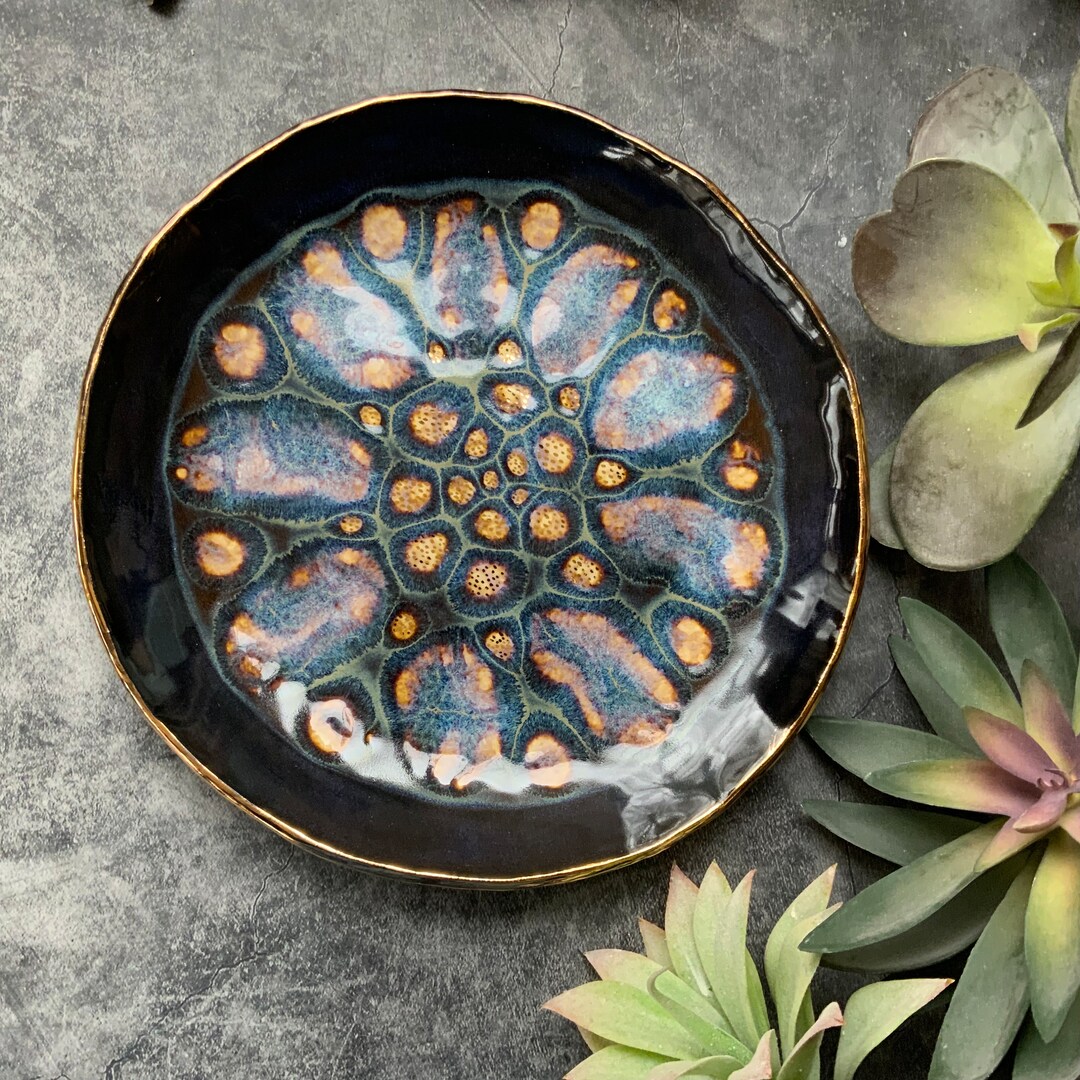 Unique Ceramic Bowl, Stamped Pattern, Shellieartist, Kitchen Decor, Pop ...