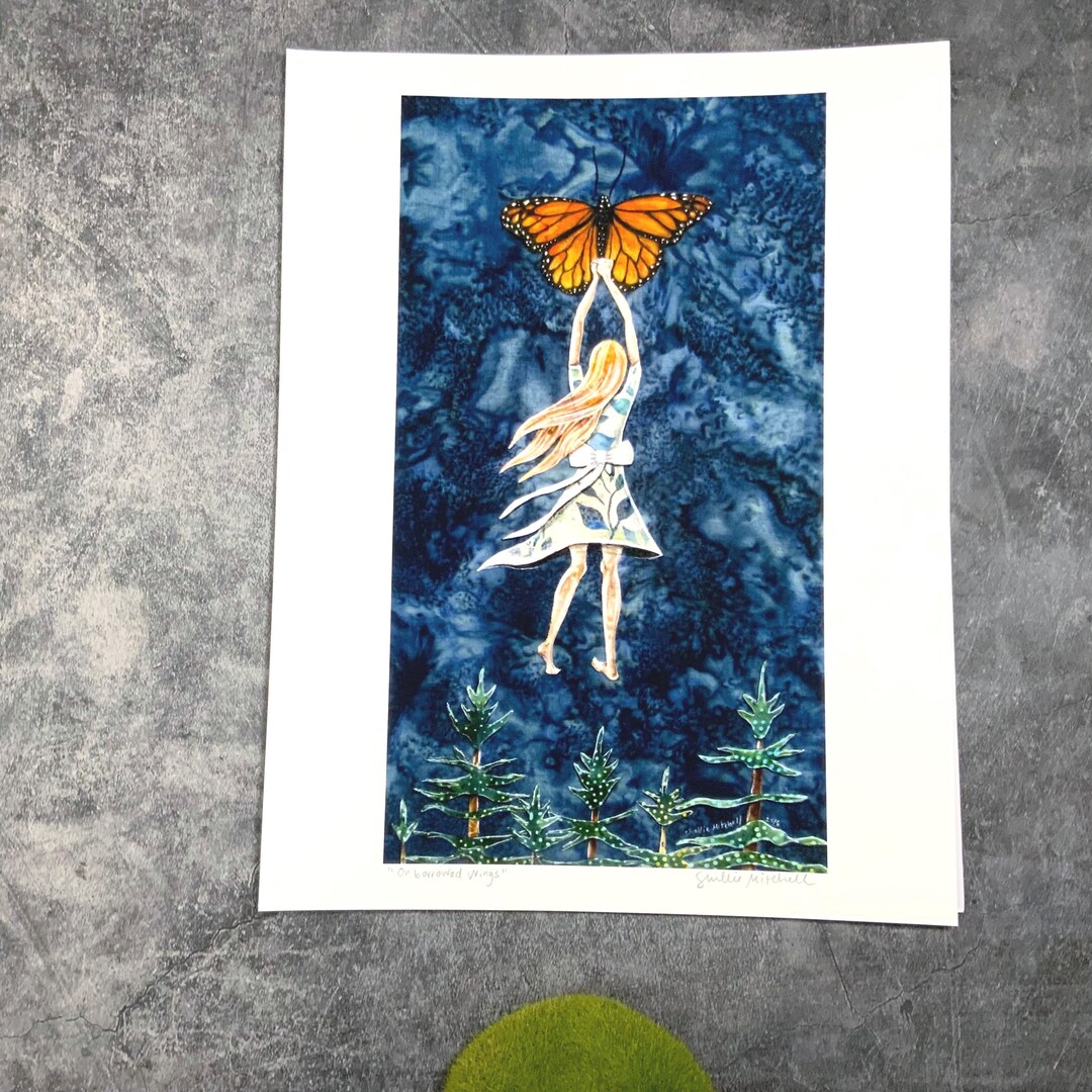 On Borrowed Wings, Monarch Butterfly Art, Monarch Wings, Ginger Hair ...