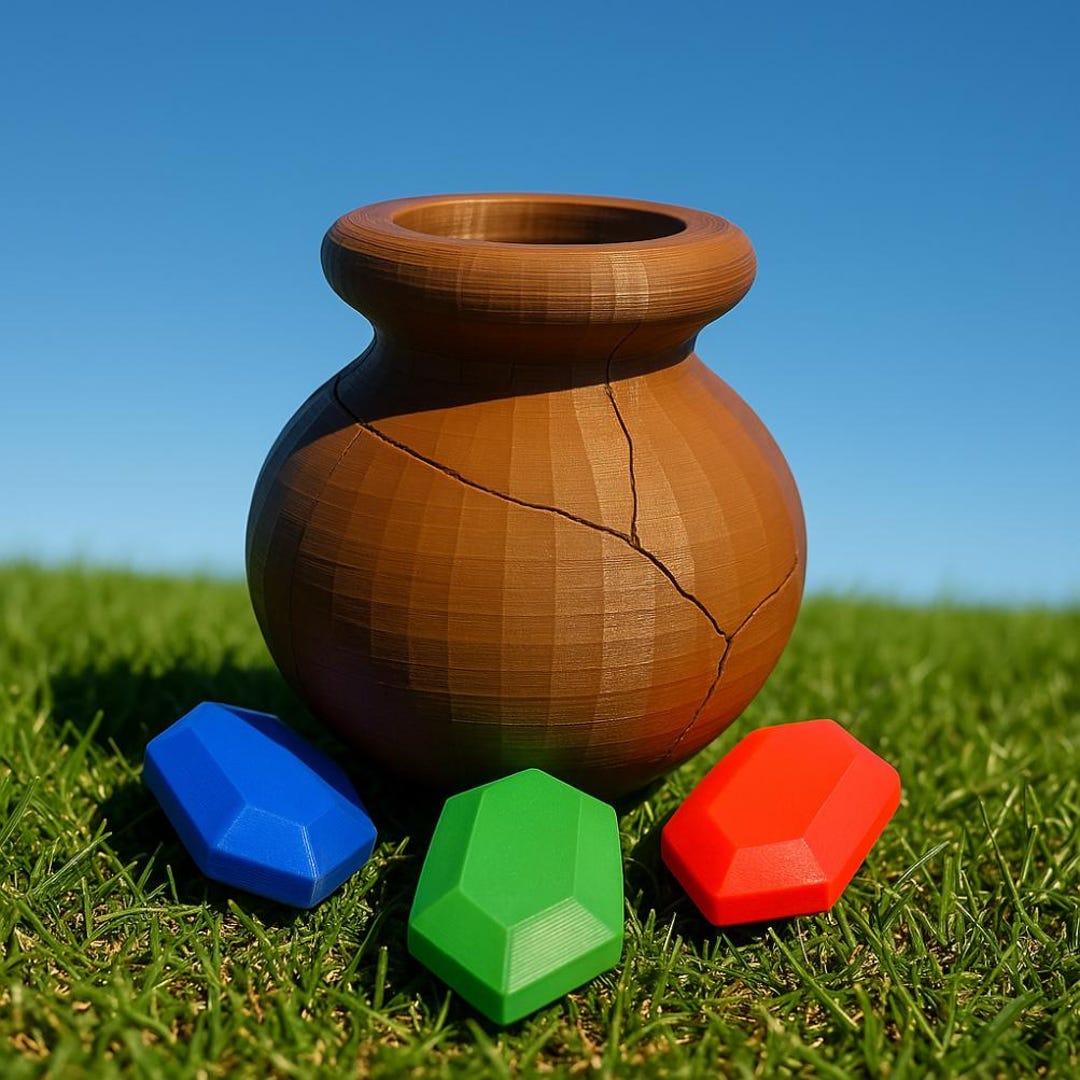 Breakable Zelda Pot With Rupees - Inspired by Legend of Zelda - Fun ...