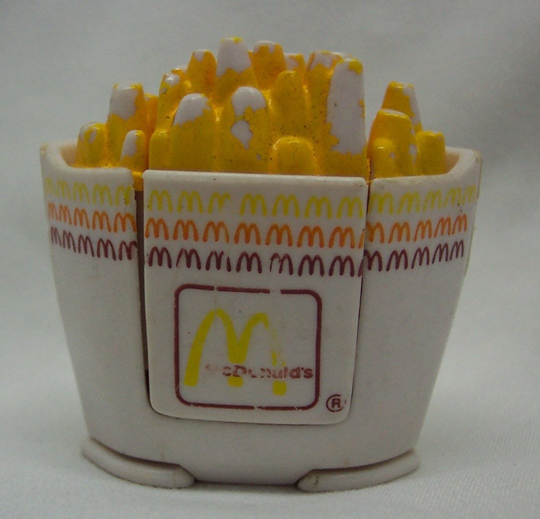 Vintage 1988 Mcdonald's FRENCH FRIES Plastic Transforming Changer Robot ...