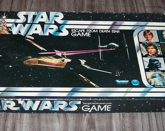 Vintage Star Wars Escape From Death Star Game Board Game 100% - Etsy