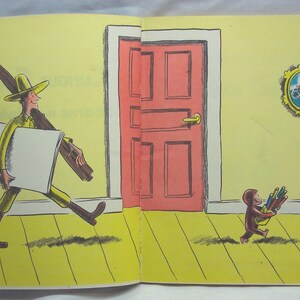 Vintage 1963 CURIOUS GEORGE Learns the Alphabet Children's Paperback ...
