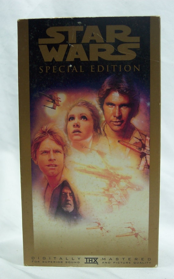 Vintage Star Wars A New Hope Special Edition VHS Video 1997 - Etsy