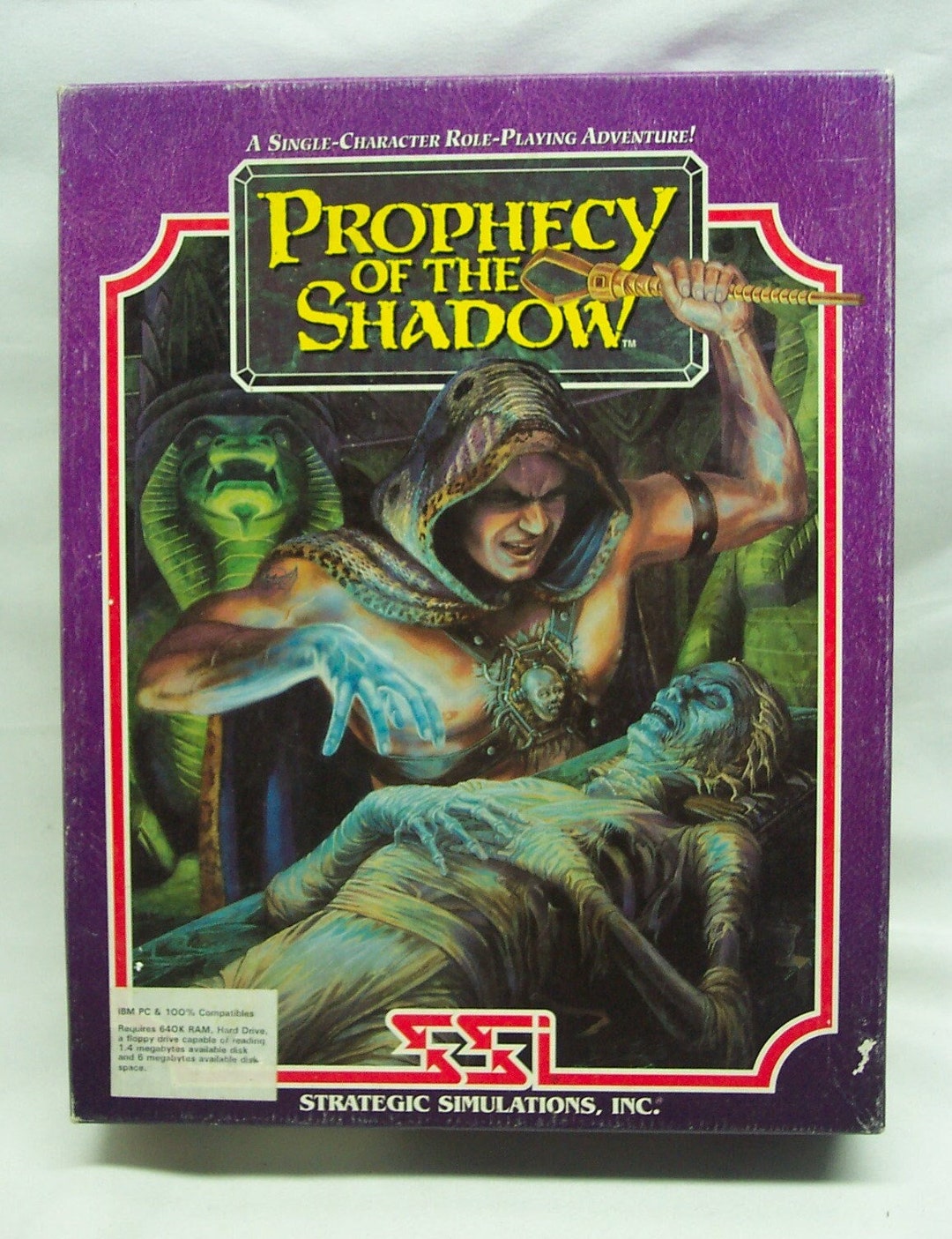 Vintage SSI Prophecy of the Shadow PC Role Playing Computer Video Game ...