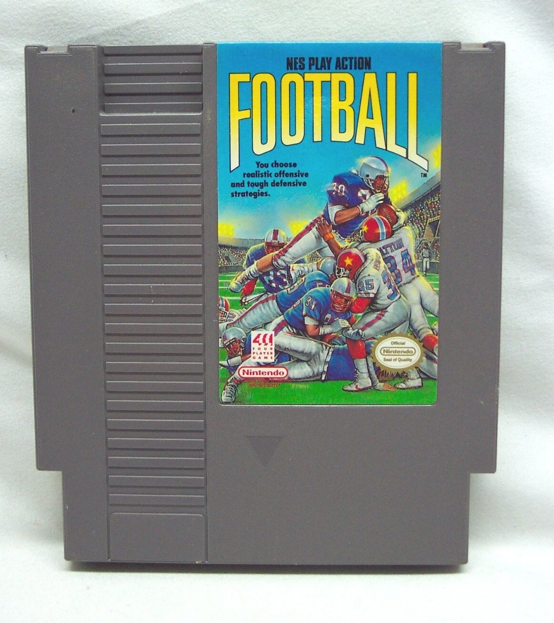 Vintage 1990 Nes PLAY ACTION FOOTBALL Nintendo Video Game Cartridge - Etsy