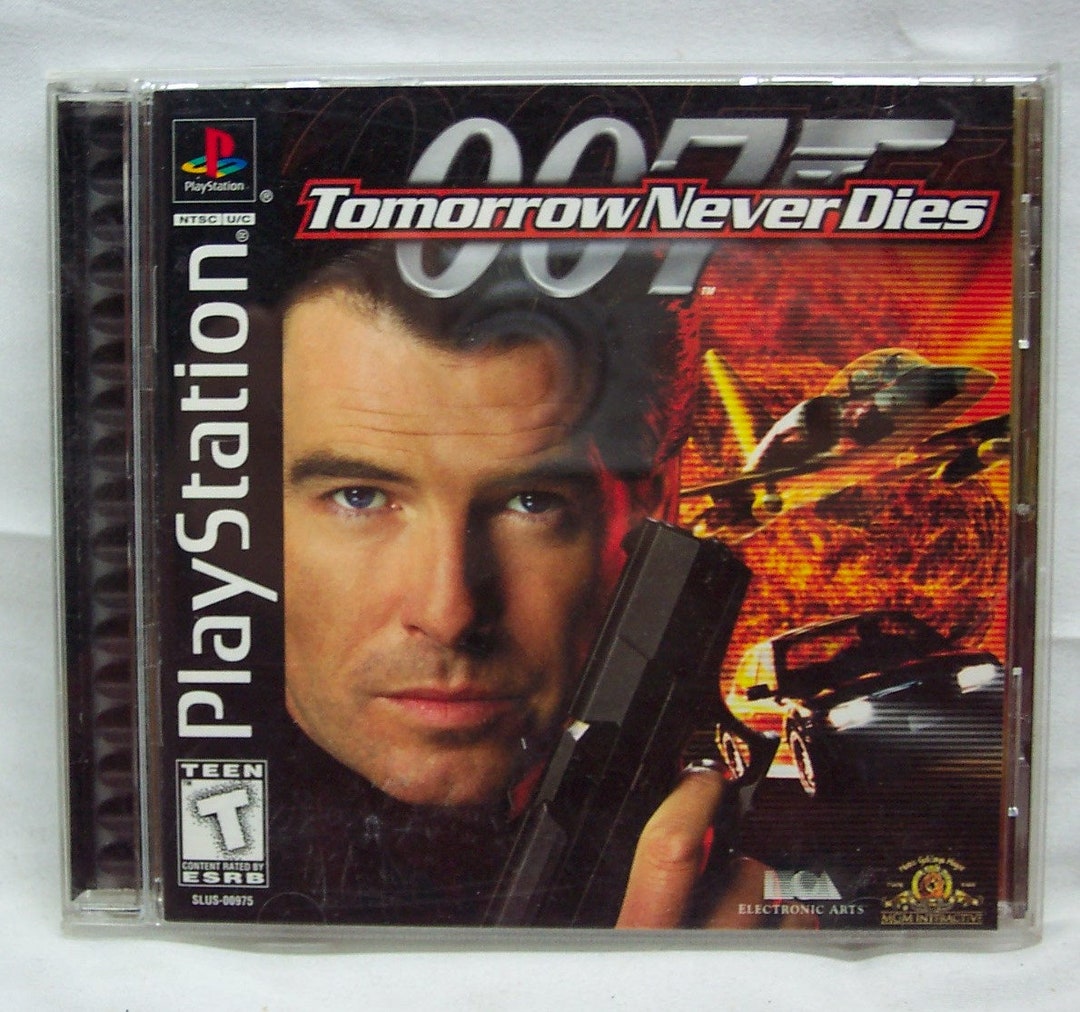 Vintage James Bond 007 Tomorrow Never Dies Sony Playstation 1 PS1 Video ...