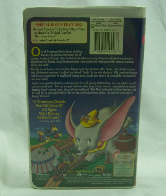 Dumbo Vhs 2001