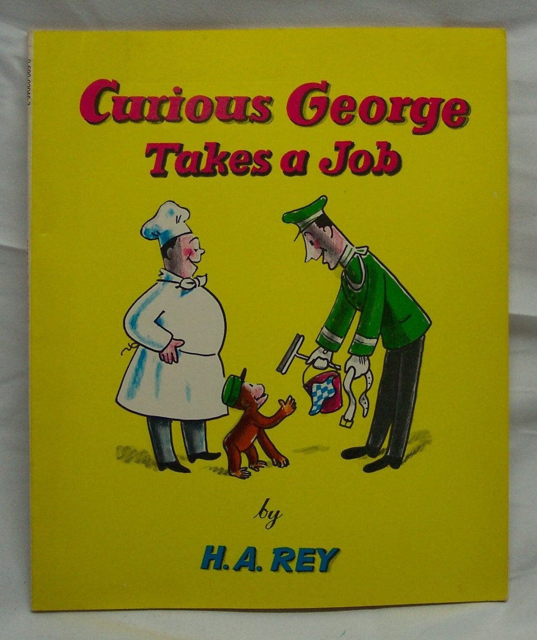 Vintage CURIOUS GEORGE Takes a Job Children's Paperback BOOK Scholastic ...