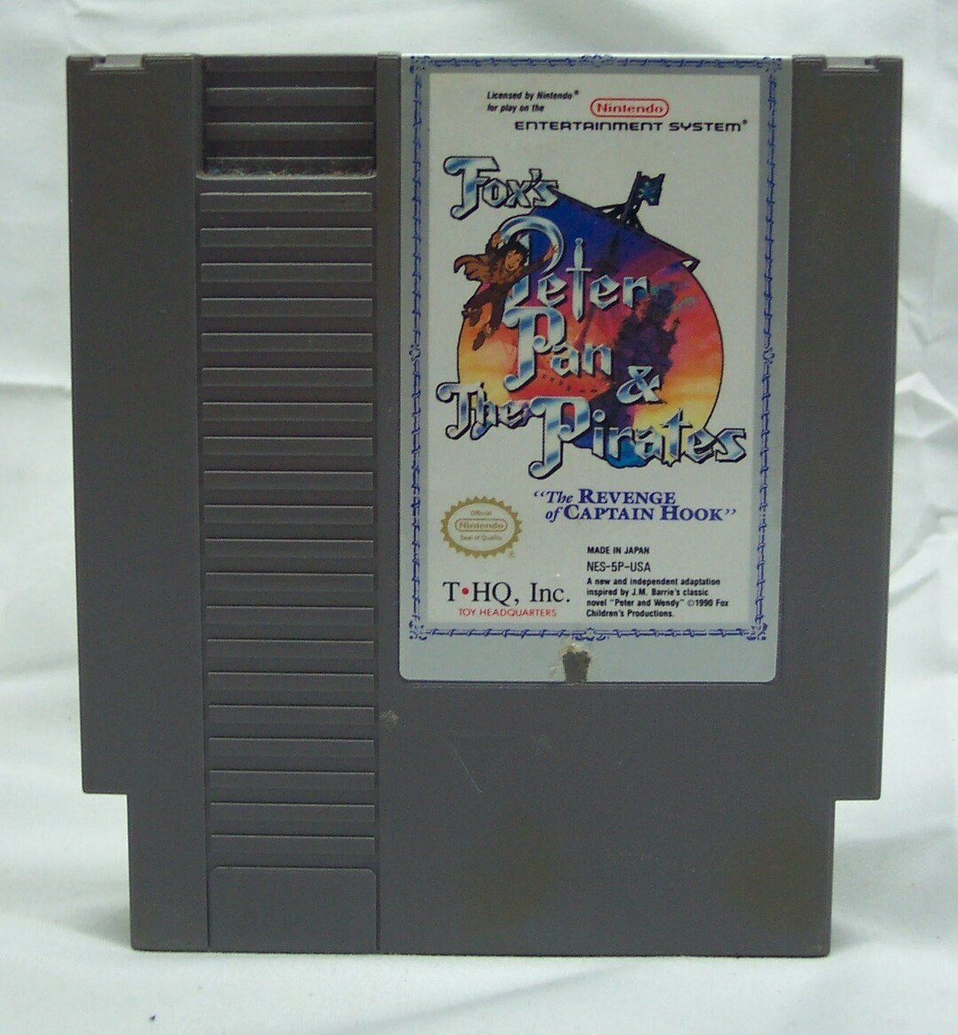 Vintage 1991 Fox's Peter Pan and the Pirates Nes Nintendo Video Game ...