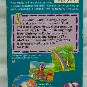 Vintage Walt Disney Winnie the Pooh MAKING FRIENDS Vhs Video Children's ...