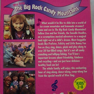 Vintage 1991 WEE SING the Big Rock Candy Mountains VHS Video 1990's ...