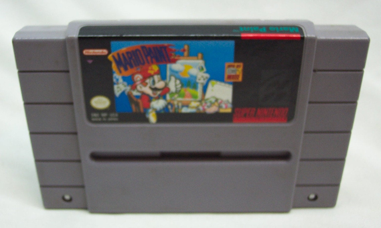 Vintage MARIO PAINT Super Nintendo Snes Video Game Cart - Etsy