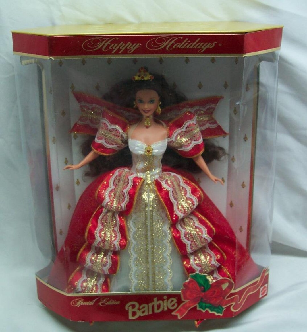 Vintage 1997 BARBIE HAPPY HOLIDAY Special Edition Toy Doll Mattel 1990 ...