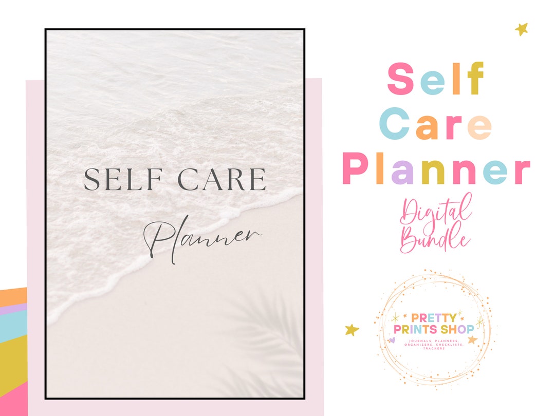 Self-care Planner Printable Daily Weekly Monthly Journal Mental Health ...