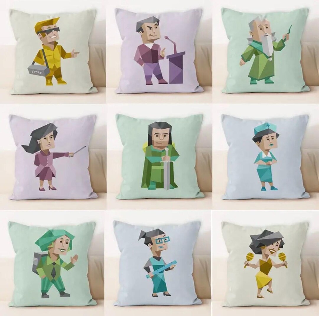 Mbti Personality Test Plush Pillow Home Sofa Cushion Car Lumbar Support Pillow Office Nap