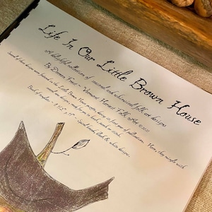 Life in Our Little Brown House Book of Templates for P. Needle ...