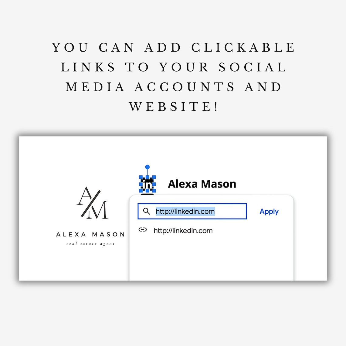 Gmail E-mail Signature Template, Clickable Email Signature Gmail ...