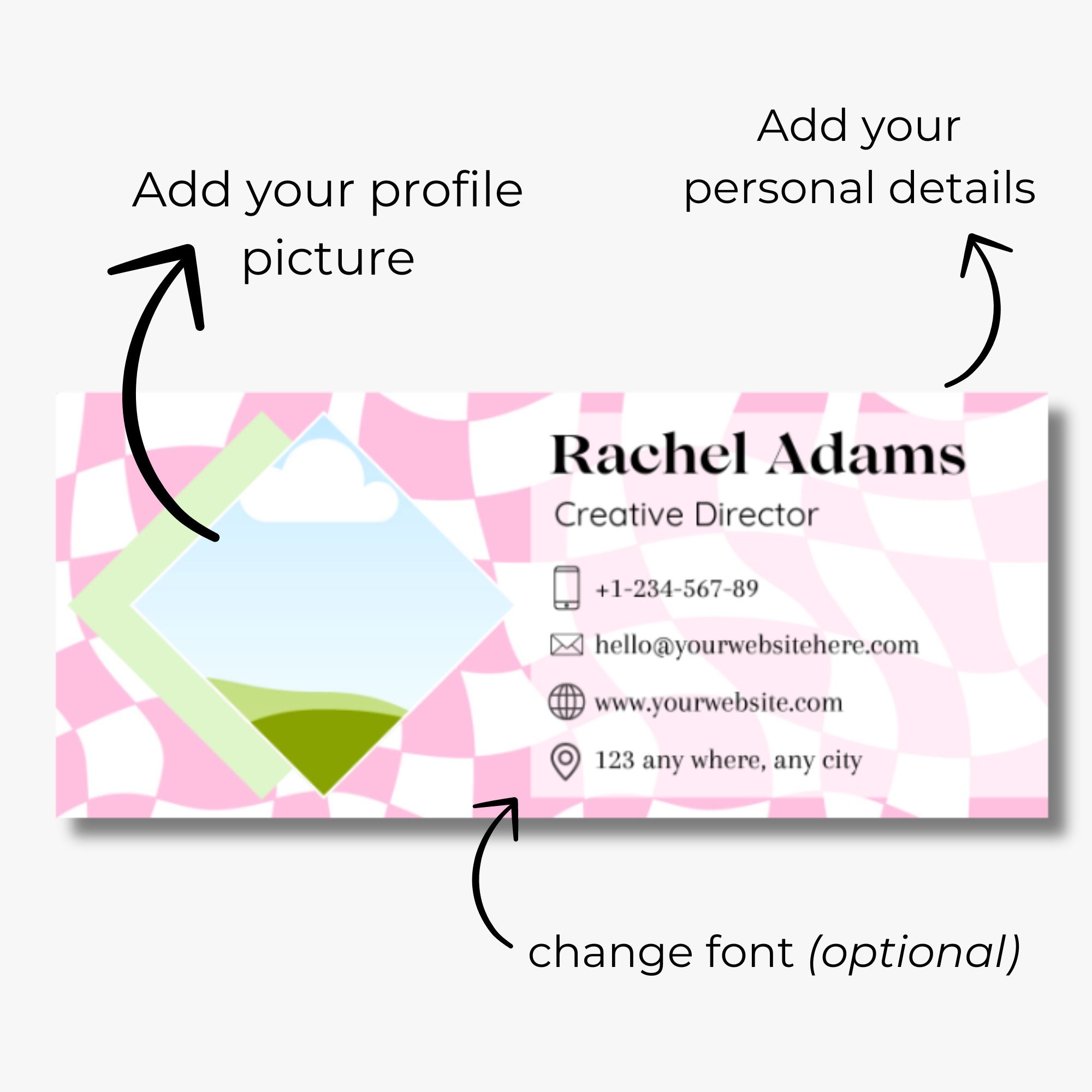 Editable Email Signature Template: Modern Canva Design (digital ...