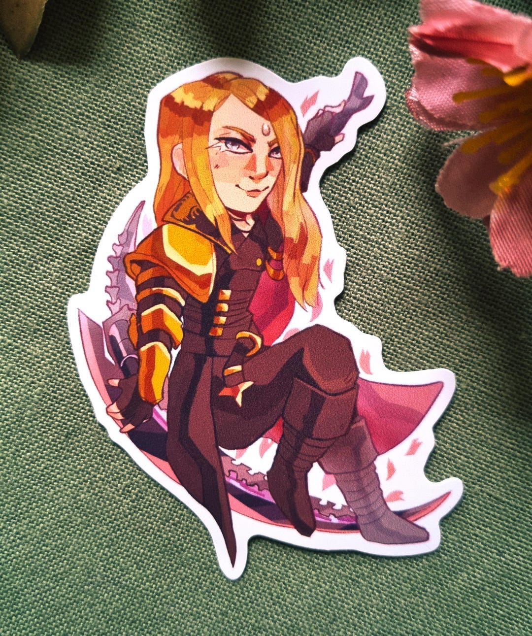 FFXIV Zenos Yae Galvus Vinyl Sticker, Final Fantasy 14, Shadowbringers ...