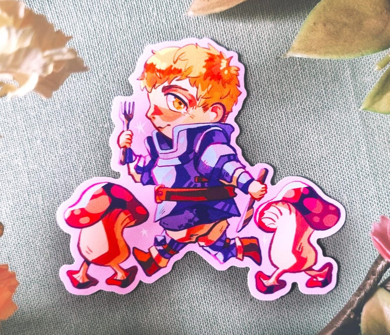 Delicious in Dungeon Laios Vinyl Sticker - Etsy