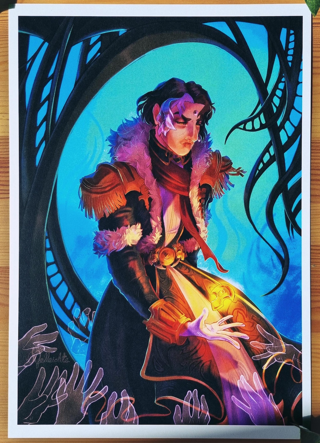 Emet-selch FFXIV A4 Art Print, Final Fantasy, Shadowbringers - Etsy