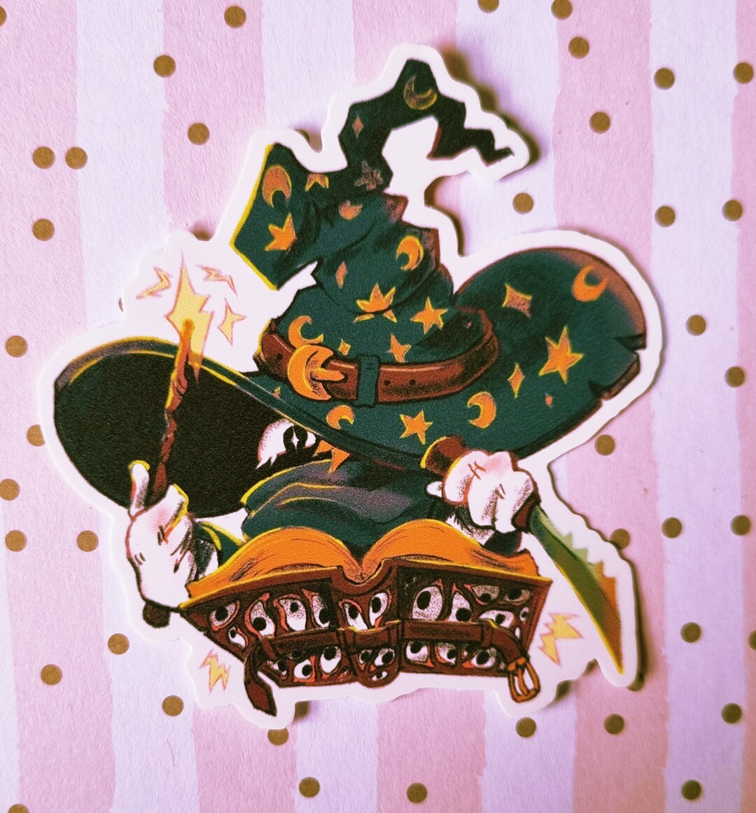 Wizard Ritual Vinyl Sticker - Etsy