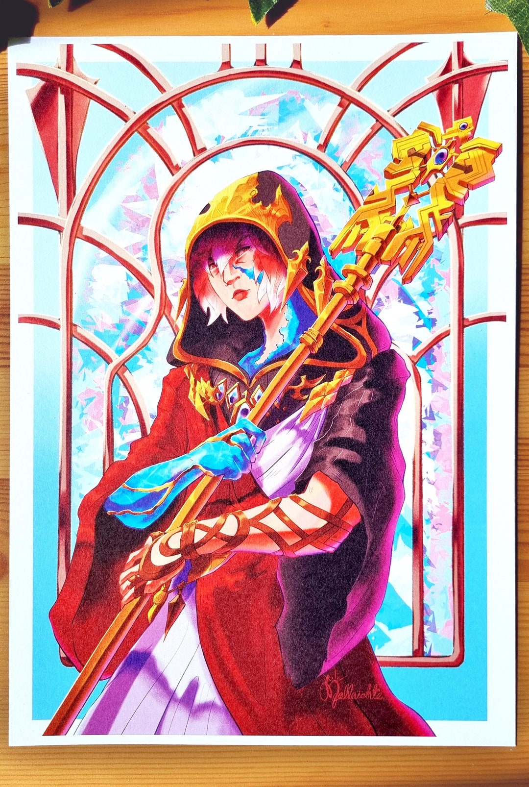 Crystal Exarch G'raha Tia Final Fantasy XIV A4 Art Print - Etsy