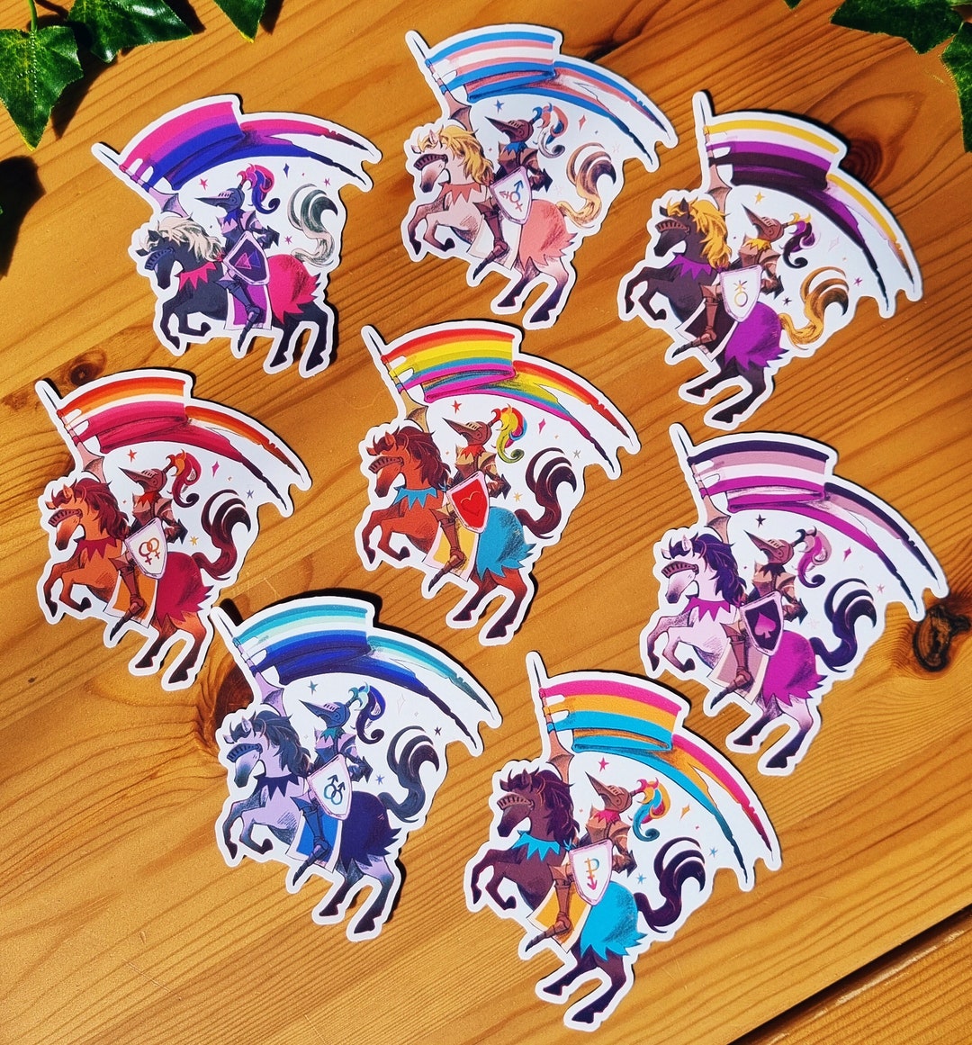 LGBTQ Pride Knights Vinyl Sticker - Etsy