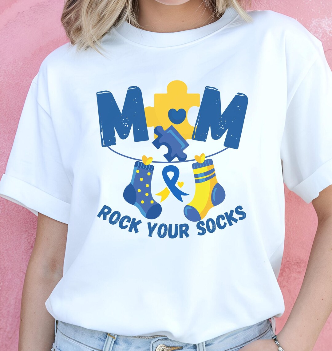 Rock Your Socks T-shirt, Down Syndrome Awareness Shirt for Mom, Down ...