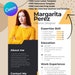 Designer Resume Editable CV Form Resume Template With Photo Designer CV ...