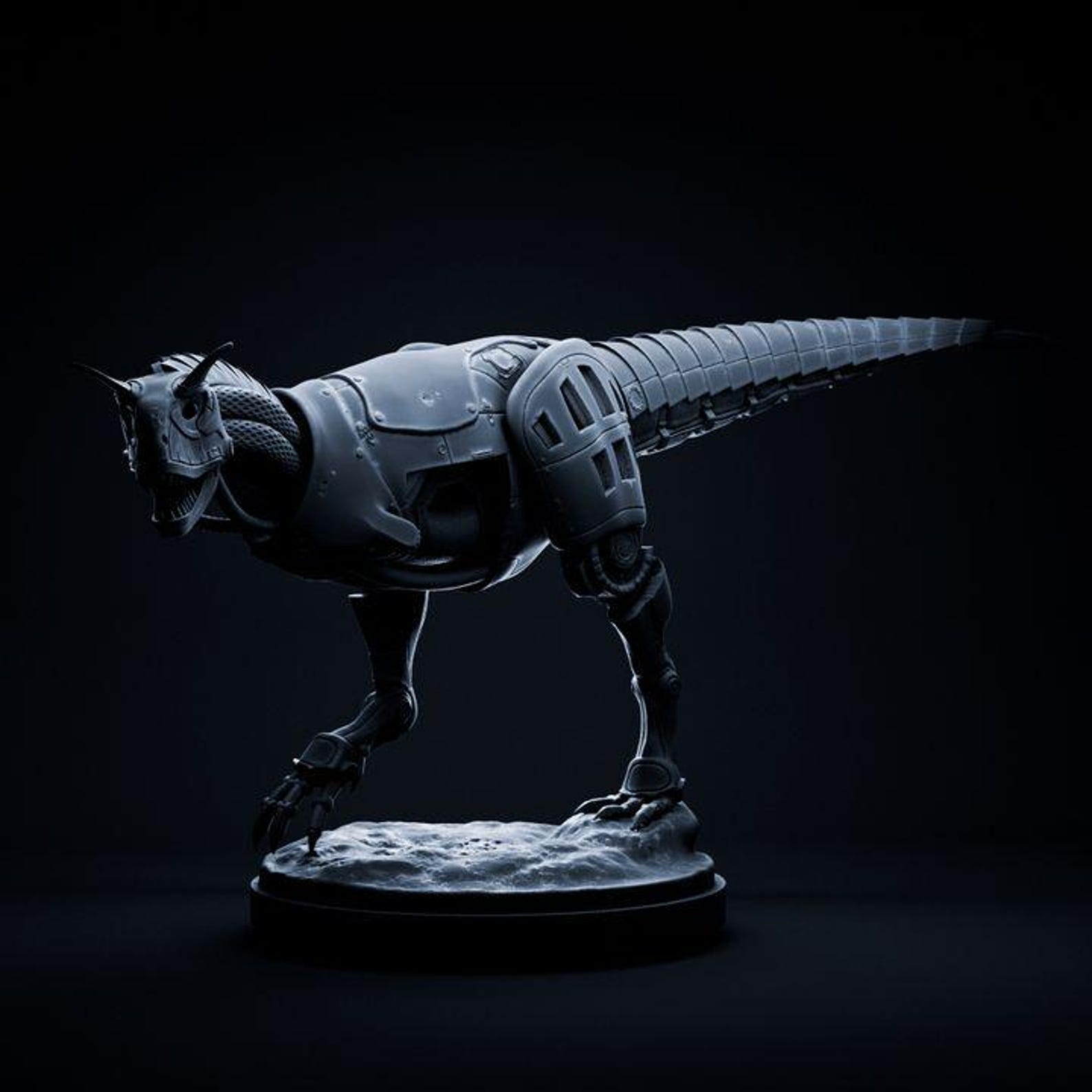 Carnotaurus Mecha Robot - Mecha Zoo - Dino and Dog Miniatures - Etsy