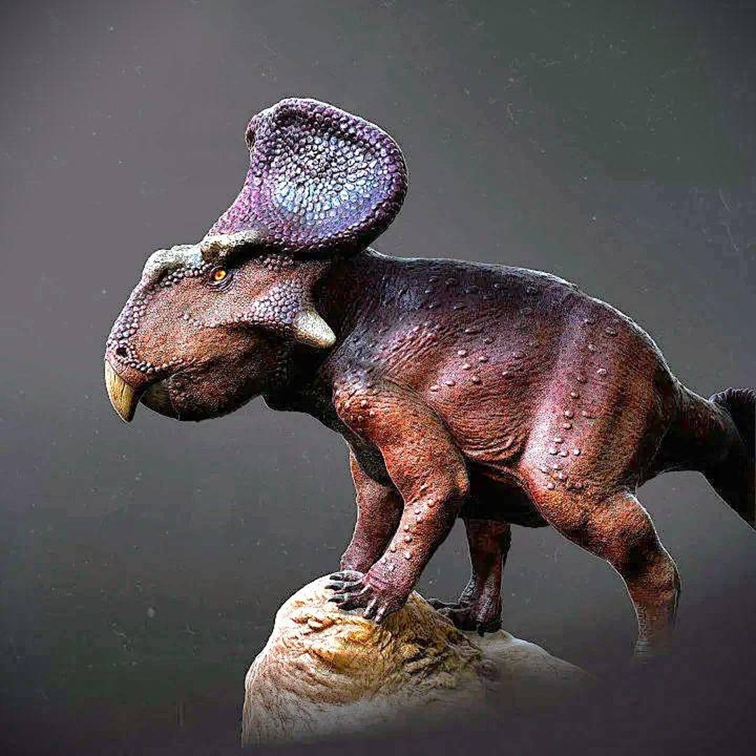 Protoceratops Standing - UNPAINTED - Dino and Dog Miniatures - Etsy