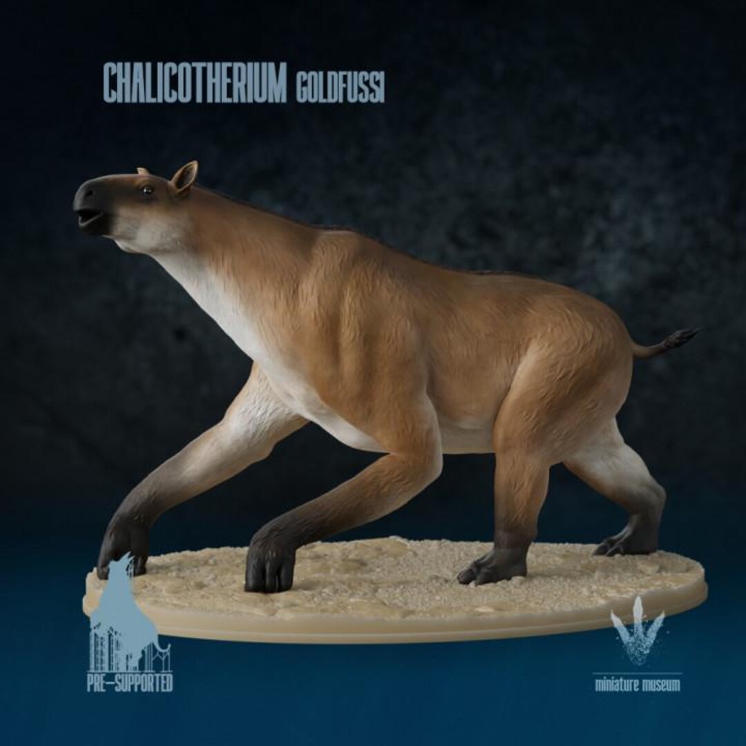 Chalicotherium Goldfussia : Alarm Call - UNPAINTED 3D Figurine ...