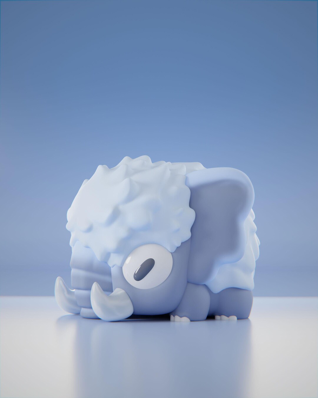 Snowmoth - UNPAINTED 3D Resin Figure - Grumpii Art Toy - Etsy
