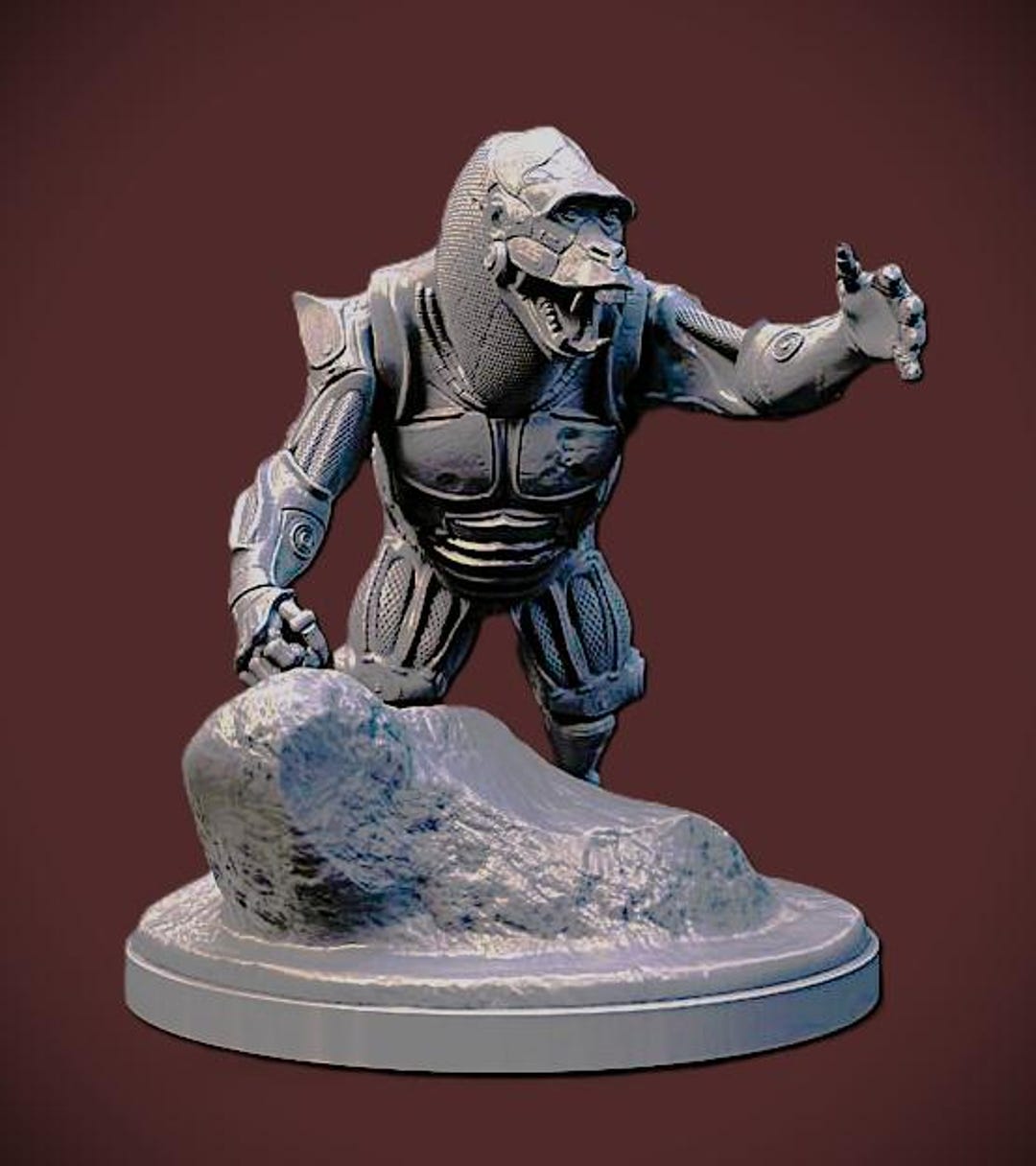 Gorilla Mecha Robot - Mecha Zoo - Dino and Dog Miniatures - Etsy