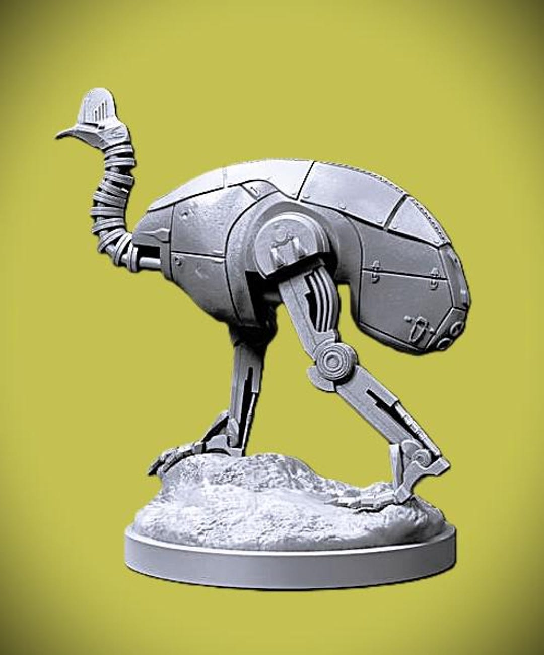 Cassowary Mecha Robot - Mecha Zoo - Dino and Dog Miniatures - Etsy