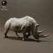 Black Rhino - UNPAINTED - Animal Den Miniatures - Etsy