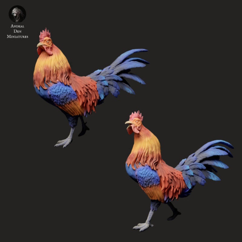 Miniature Roosters - Etsy