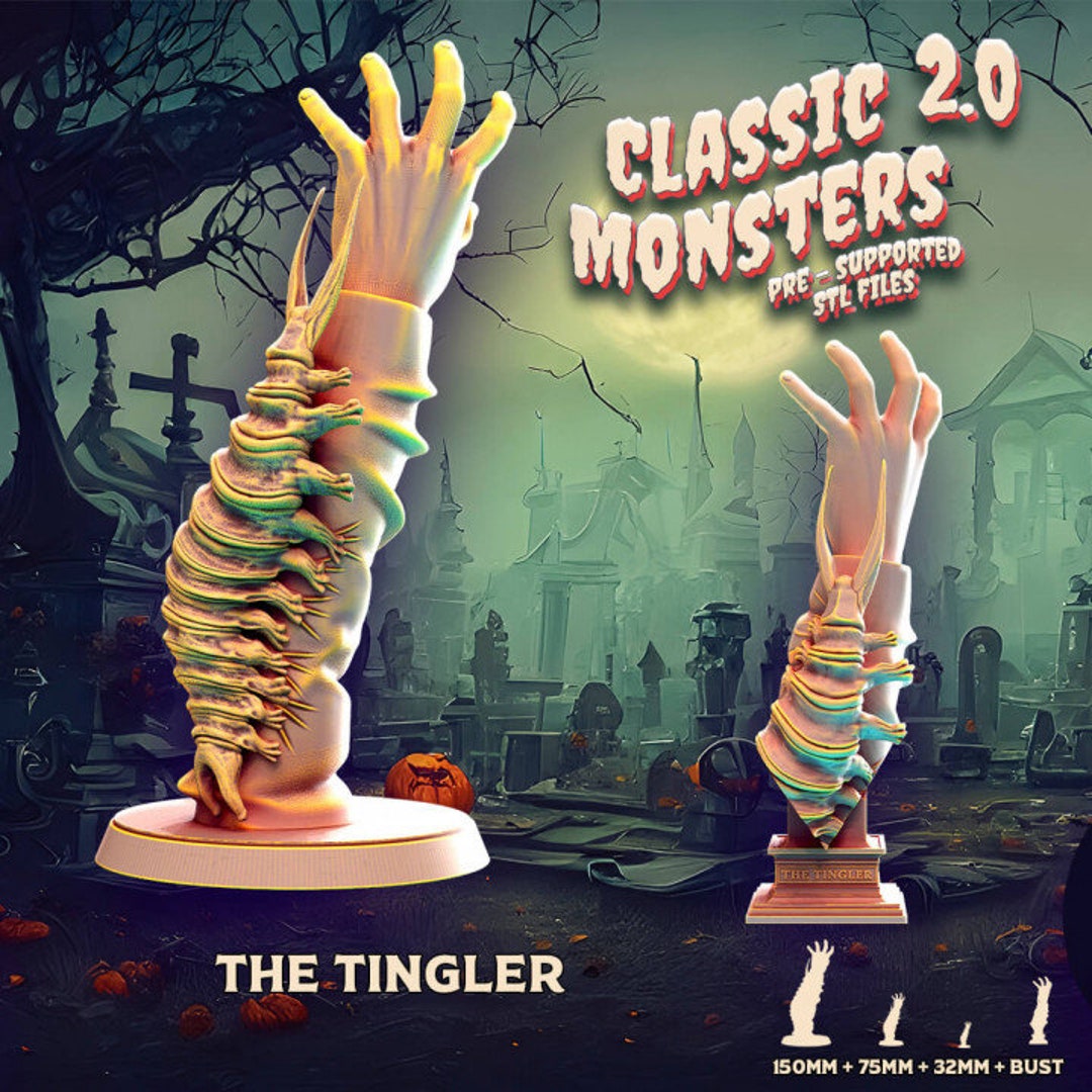 The Tingler - Classic Monster Collection - Heroes and Beasts - Etsy