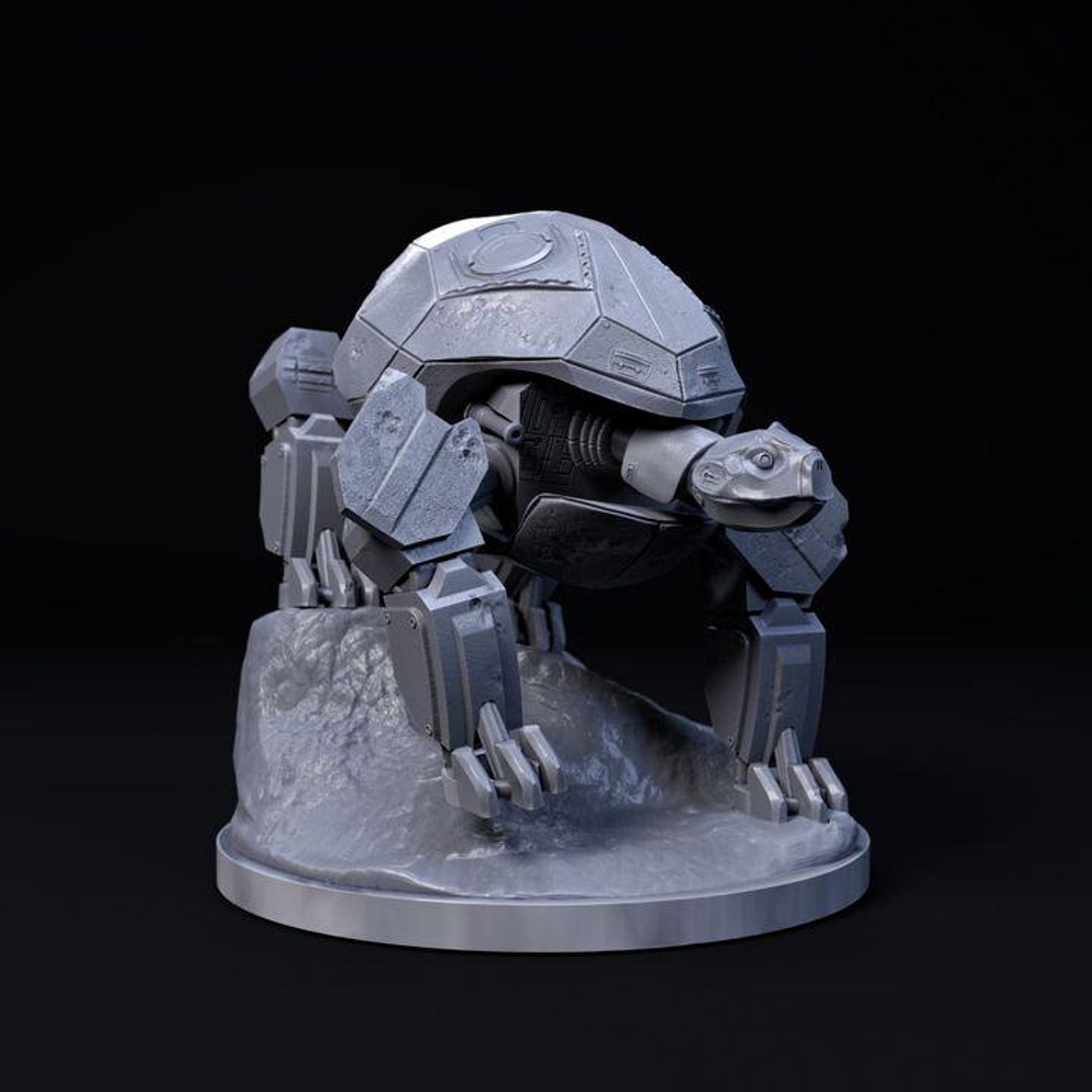 Turtle Mecha Robot - Mecha Zoo - Dino and Dog Miniatures - Etsy