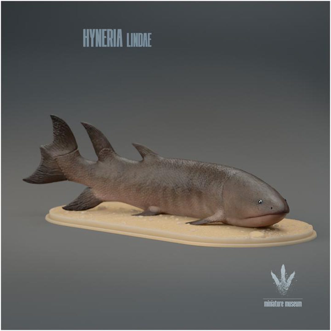 Hyneria Lindae : on Land - UNPAINTED 3D Resin Figure - Miniature Museum ...
