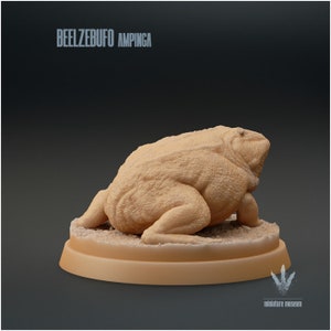 Beelzebufo Ampinga : the Devil Toad - UNPAINTED - Miniature Museum - Etsy