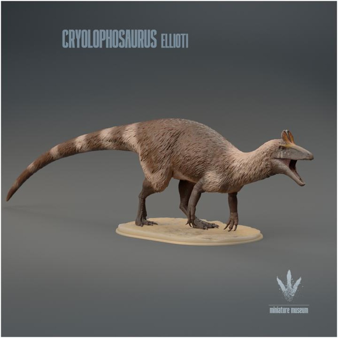 Cryolophosaurus Ellioti : the Roar - UNPAINTED - Miniature Museum - Etsy