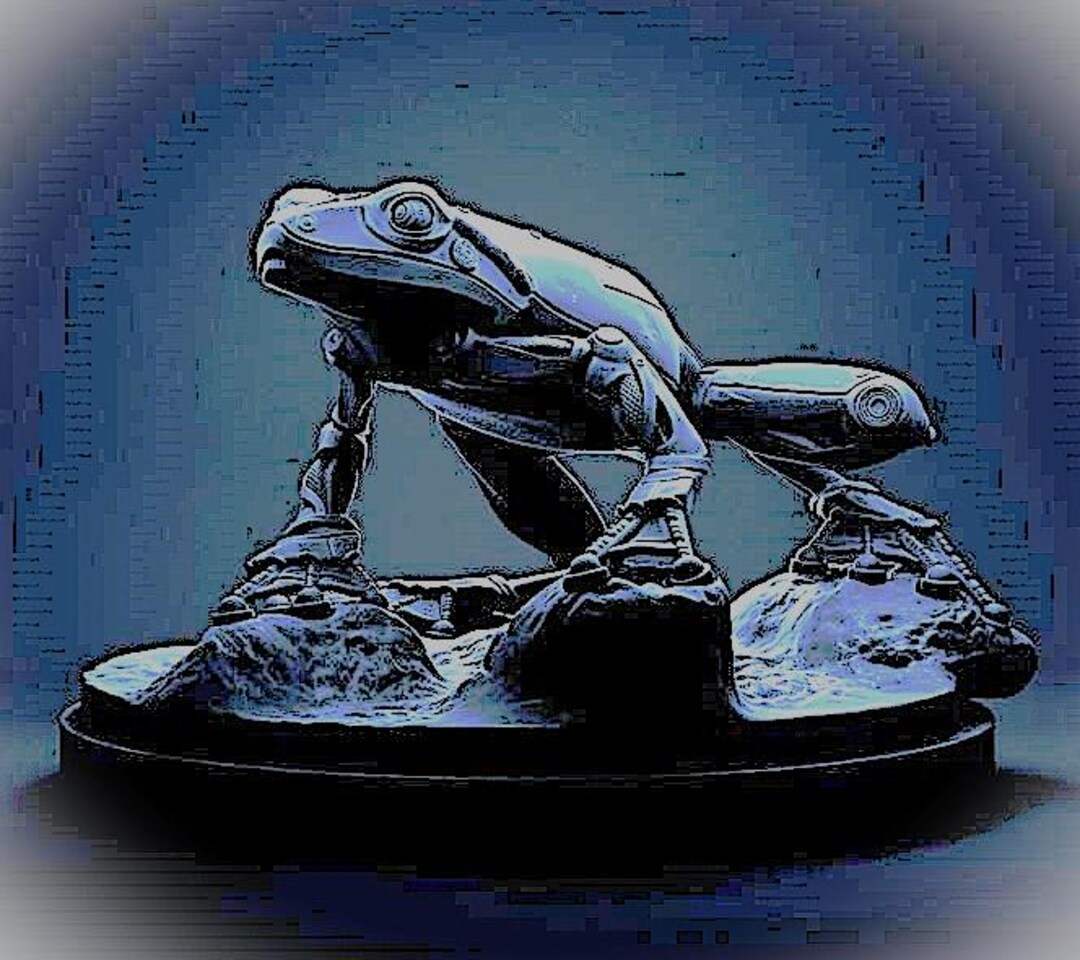 Frog Mecha Robot - Mecha Zoo - Dino and Dog Miniatures - Etsy
