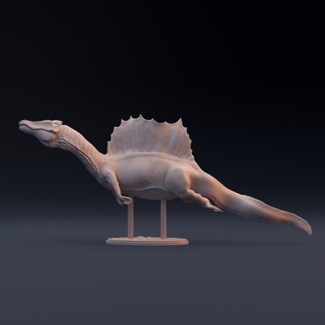Spinosaurus Swimming - Dino and Dog Miniatures - Etsy