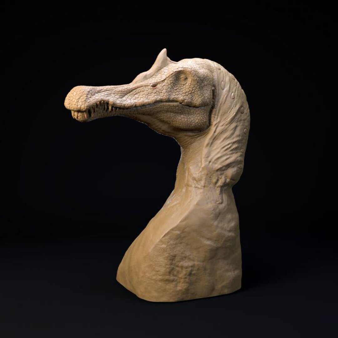 Spinosaurus Bust - Dino and Dog Miniatures - Etsy