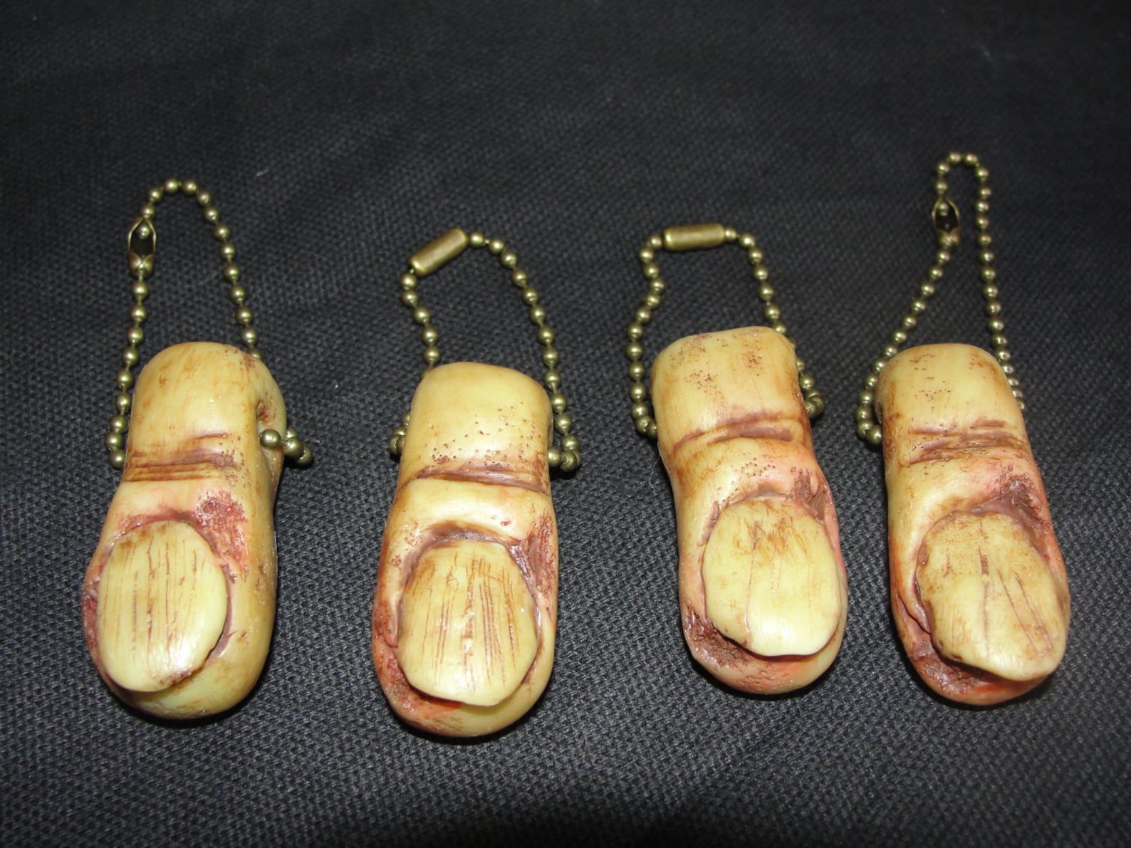Zombie Toe Keychain | Etsy